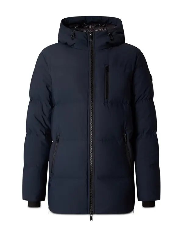 Moose Knuckles Soho 3q Down Jacket - Navy