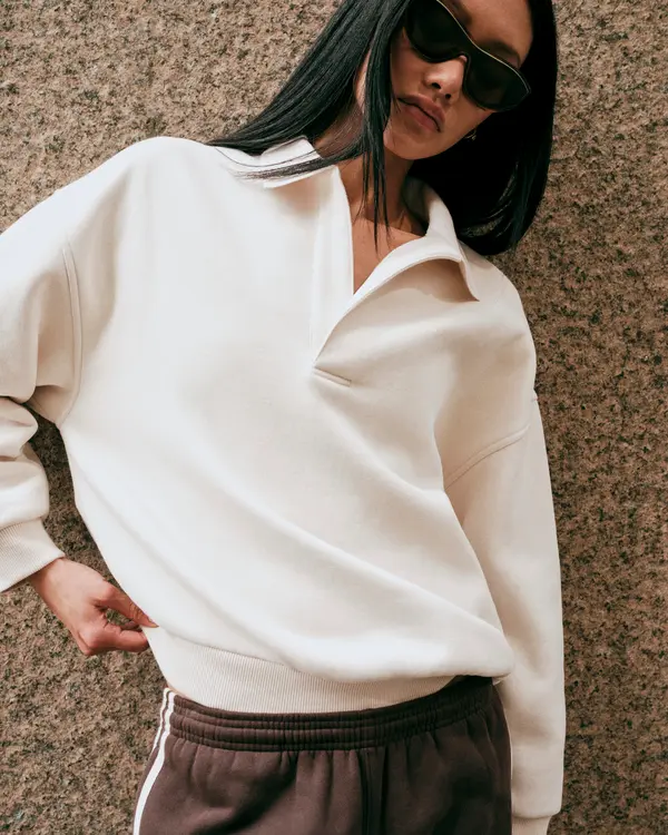 Vuori Restore Rugby Pullover - Bone