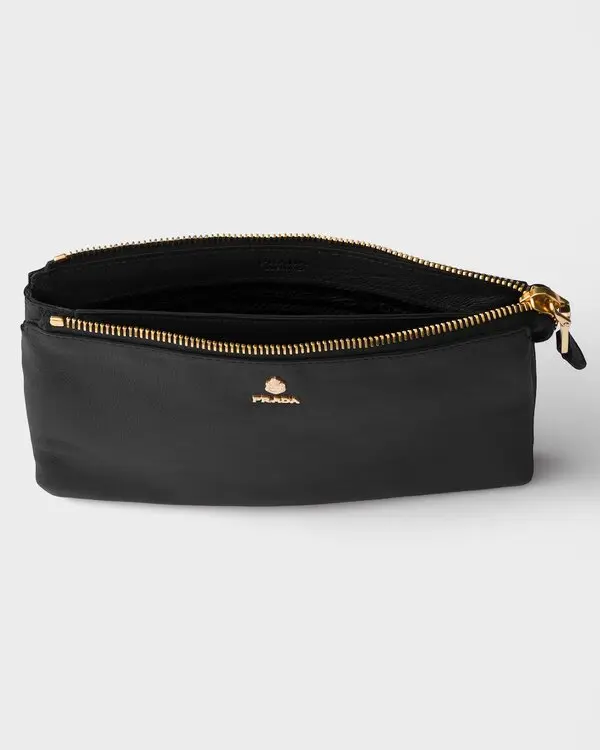 Prada Leather Zipper Pouch