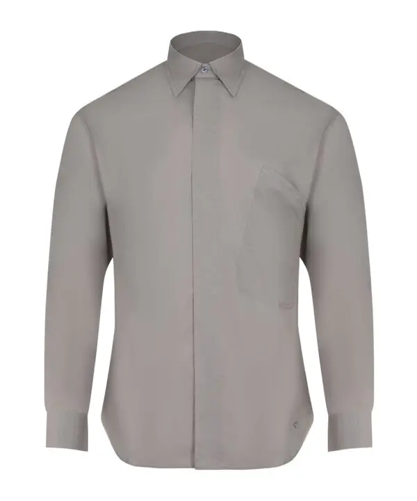 Emporio Armani Classic Pocket Shirt - Gray