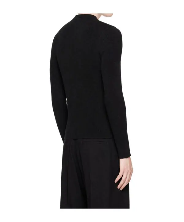 LISA YANG Button-front Long-sleeve Polo Shirt