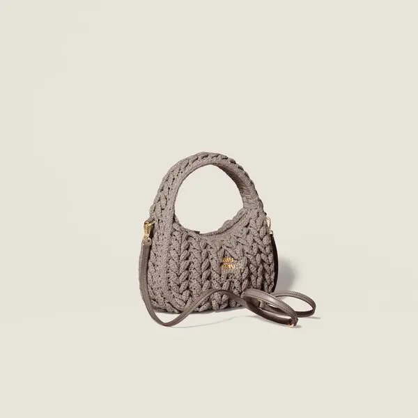 Miu Miu Wander Shetland Wool Bag