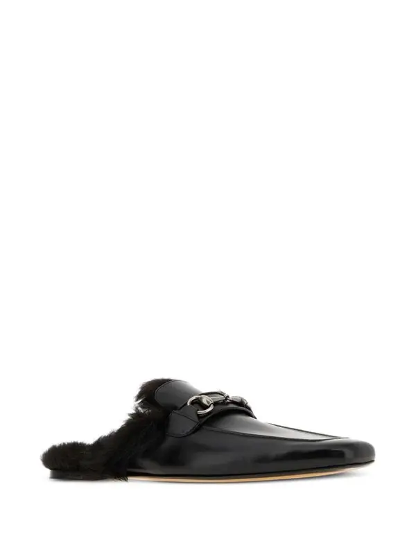 Gucci Leahter Slippers - Multicolor