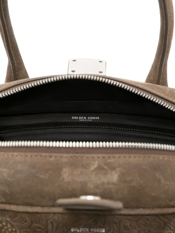 GOLDEN GOOSE Vita Suede Leather Handbag
