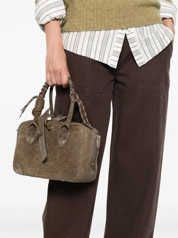 GOLDEN GOOSE Vita Suede Leather Handbag