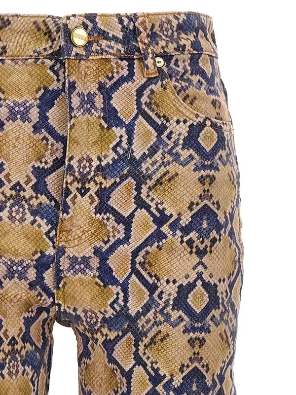 GANNI Python Jeans