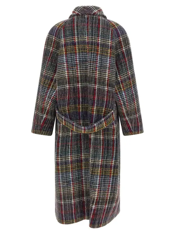 Missoni Raglan Over Coat - Multicolor