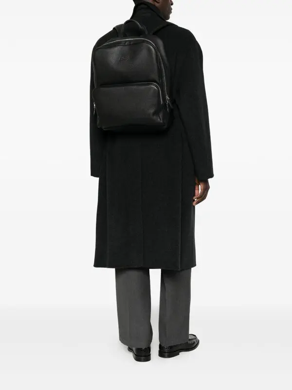 Brioni Leather Backpack