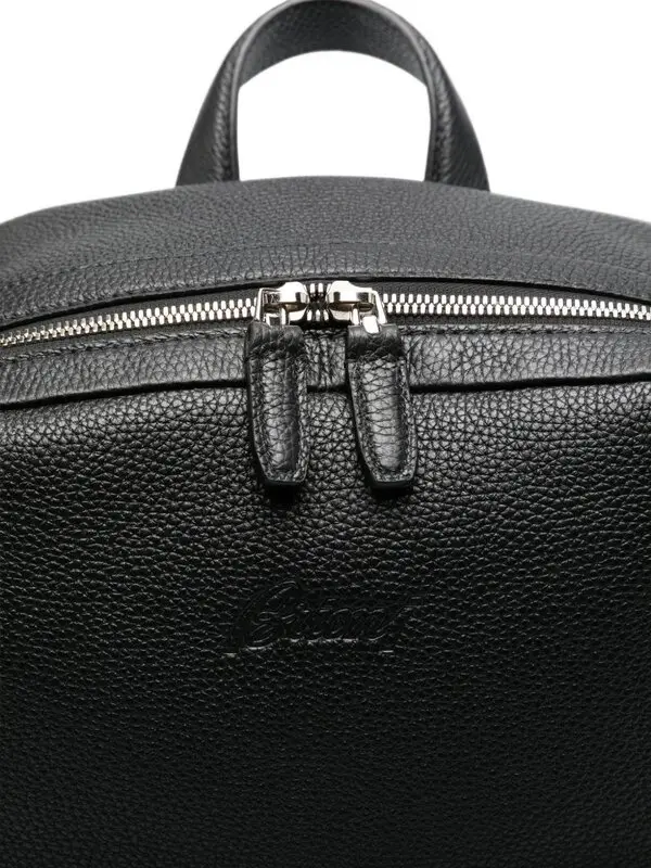 Brioni Leather Backpack