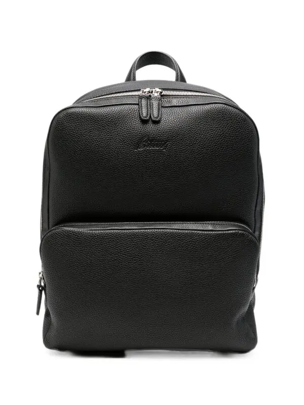 Brioni Leather Backpack - Multicolor
