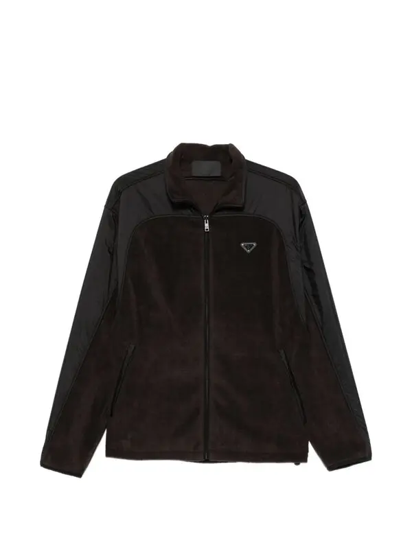 Prada Re-nylon And Fleece Blouson Jacket - Multicolor