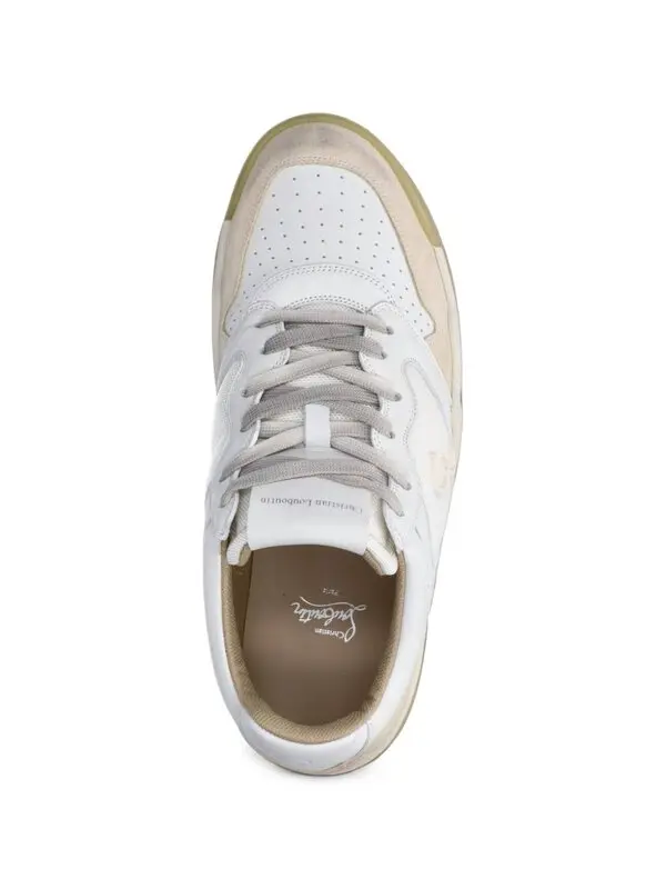 CHRISTIAN LOUBOUTIN Basketball 1 Retro Leather Sneakers