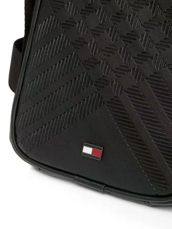 Tommy Hilfiger Monogram-embossed Shoulder Bag