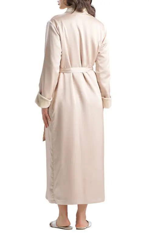 Natori Satin Plush Long Robe - Whe