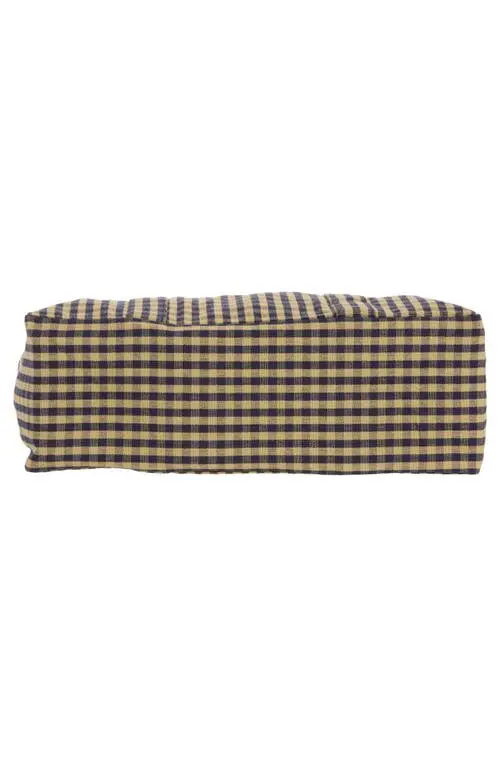 DAMSON MADDER Organic Cotton Gingham Canvas Tote