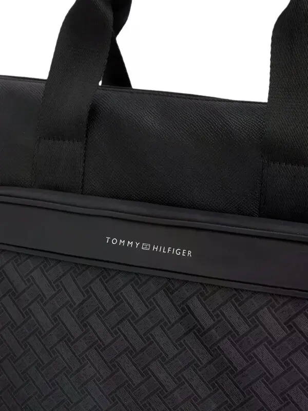 Tommy Hilfiger Basket-weave Shoulder Bag