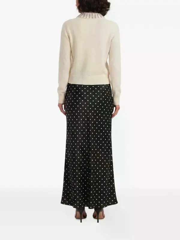Chinti & Parker Crystal-embellished Collared Cardigan