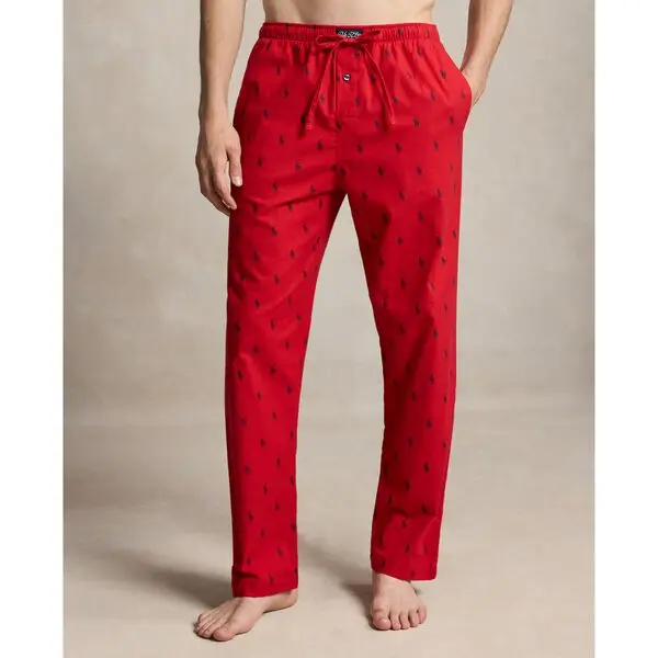 Ralph Lauren Polo Pony Flannel Pajama Pant - Red