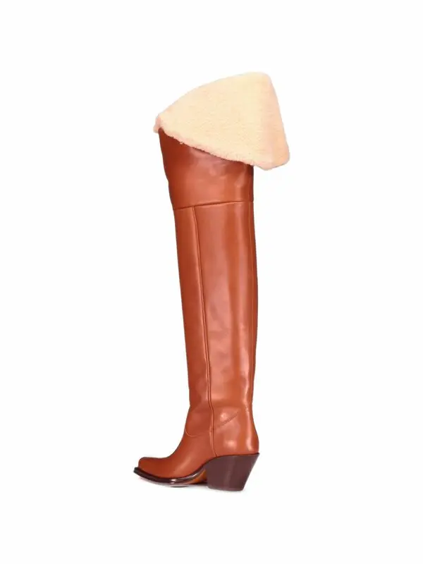 Chloé Azelan Leather Boots - Multicolor