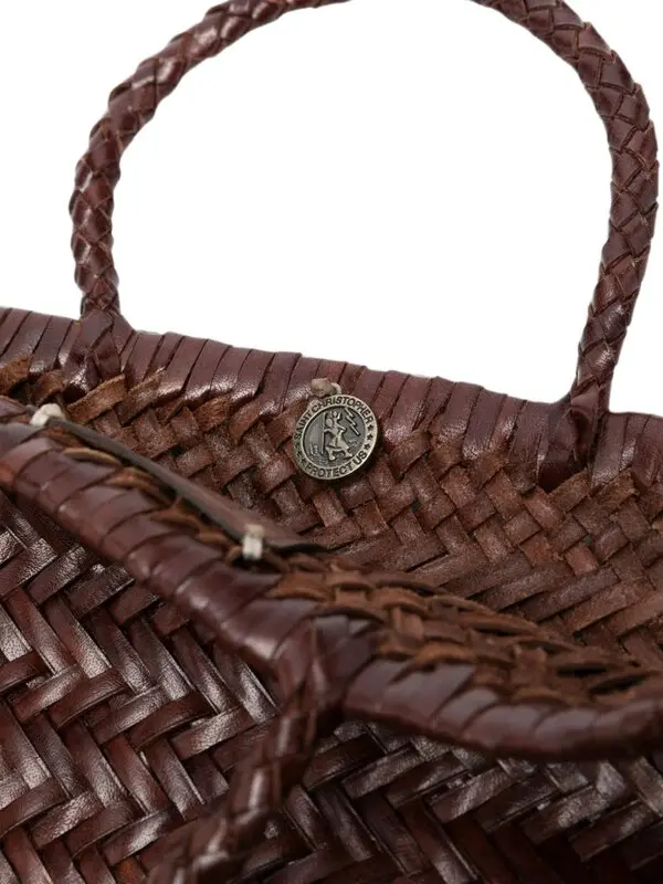 Dragon Diffusion Mini Flat Gora Basket Bag - Multicolor