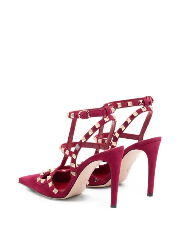Valentino Garavani Rockstud Suede Leather Pumps