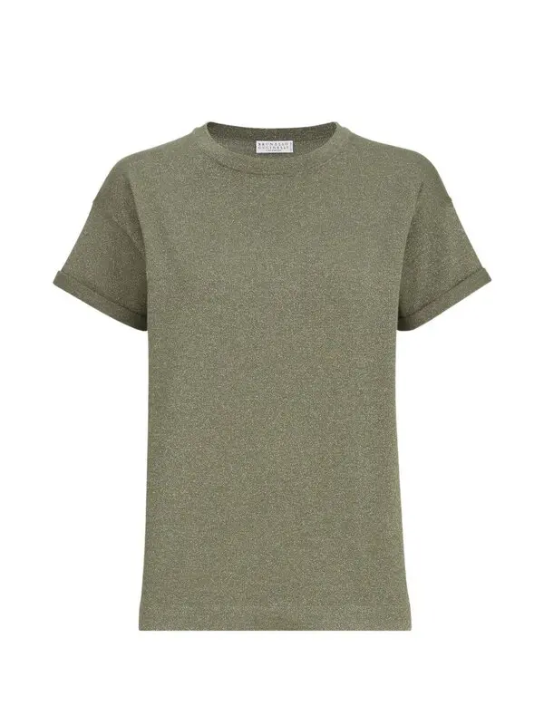 Brunello Cucinelli Cashmere Blend T-shirt - Multicolor