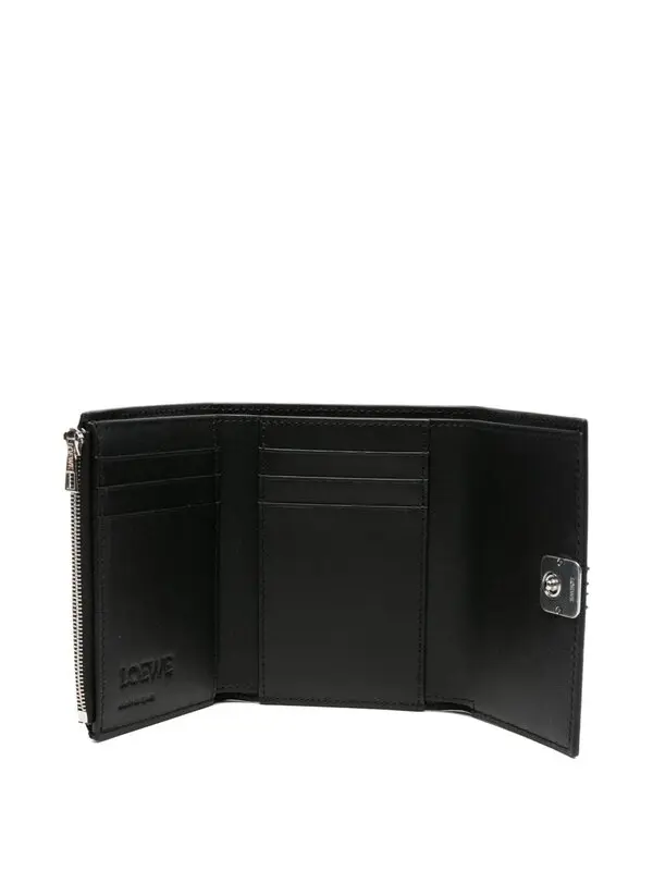 Loewe Anagram Leather Wallet - Multicolor