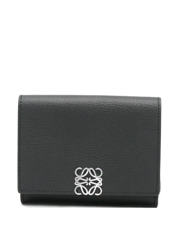 Loewe Anagram Leather Trifold Wallet - Multicolor