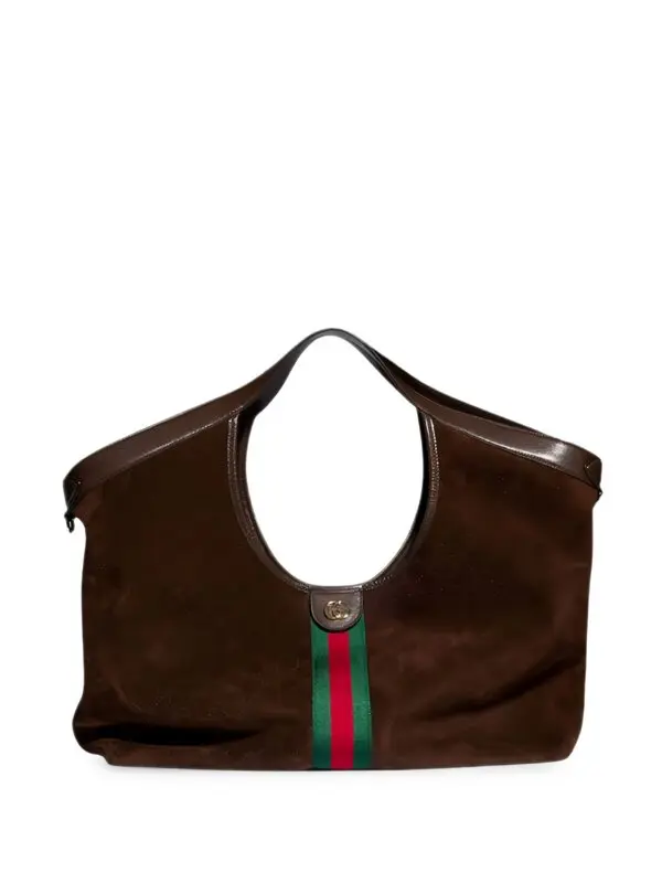 Gucci Giglio Large Suede Leather Tote - Multicolor