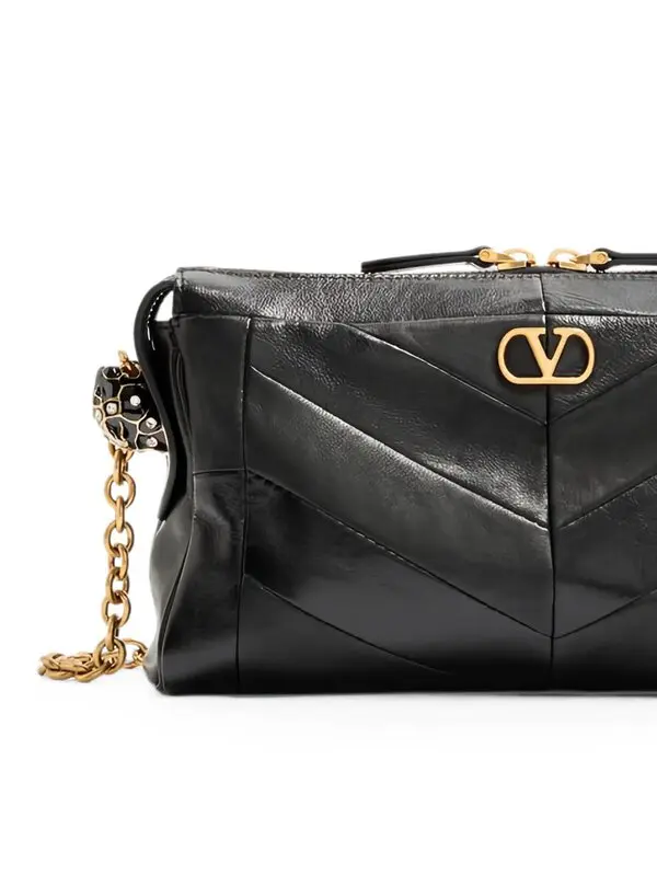 Valentino Garavani Panthea Small Leather Shoulder Bag