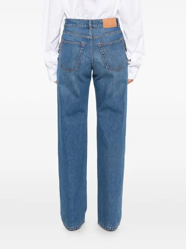 Stella McCartney Crystal Embellished Denim Jeans