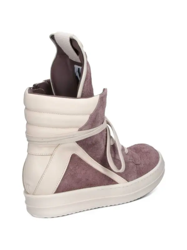 Rick Owens Geobasket Leather Sneakers