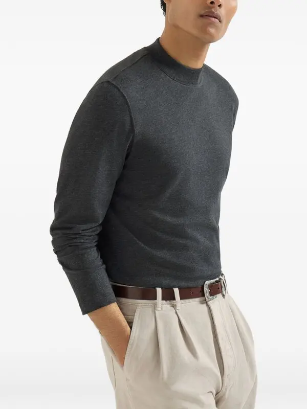 Brunello Cucinelli Cotton Turtle-neck T-shirt