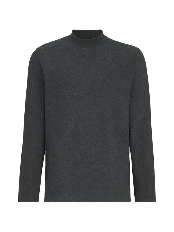 Brunello Cucinelli Cotton Turtle-neck T-shirt - Multicolor