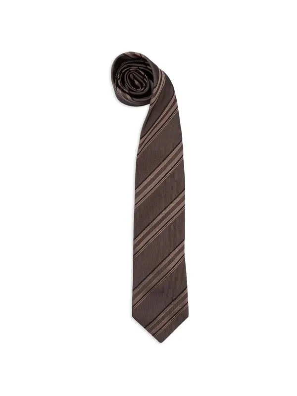 Brunello Cucinelli Striped Silk Tie - Multicolor
