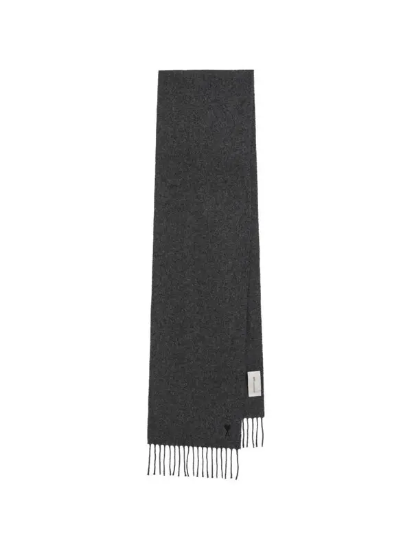 AMI Paris De Coeur Wool Scarf - Multicolor