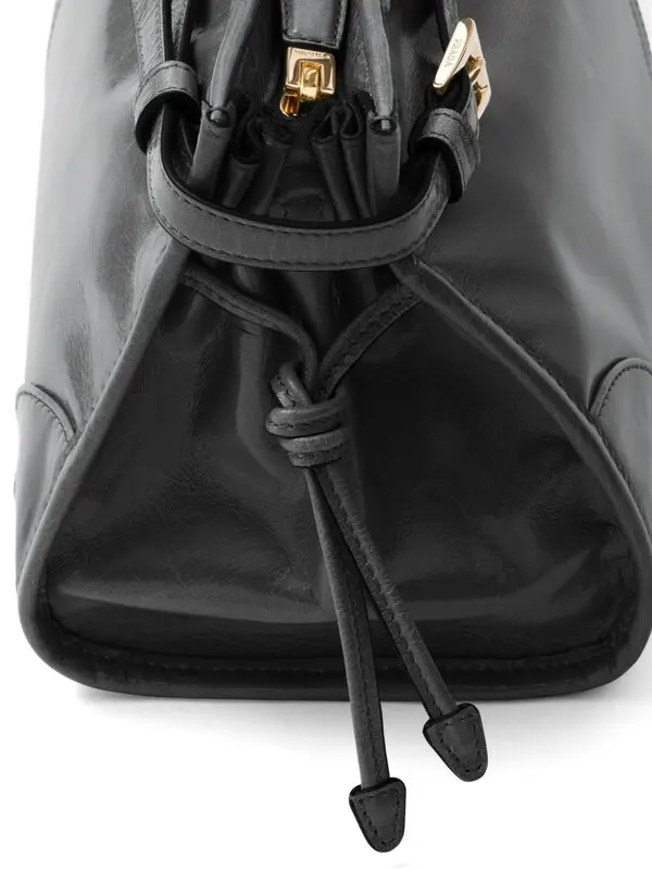 Prada Bonnie Leather Handbag - Multicolor