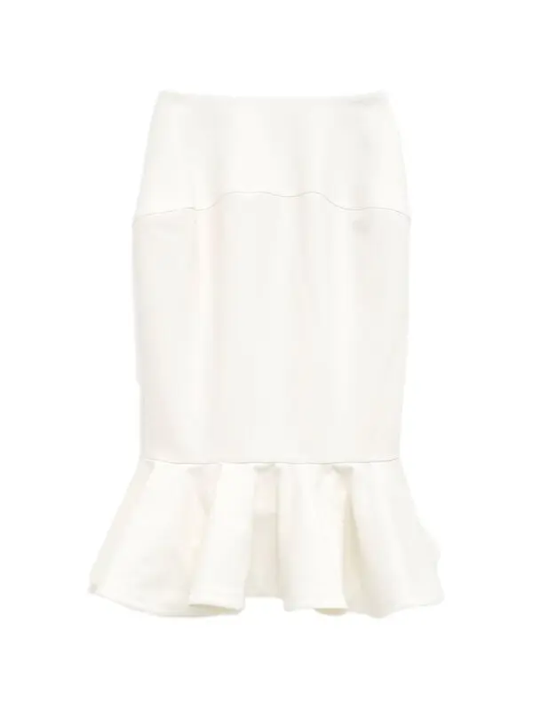 Jacquemus Peplum Midi Skirt - Multicolor