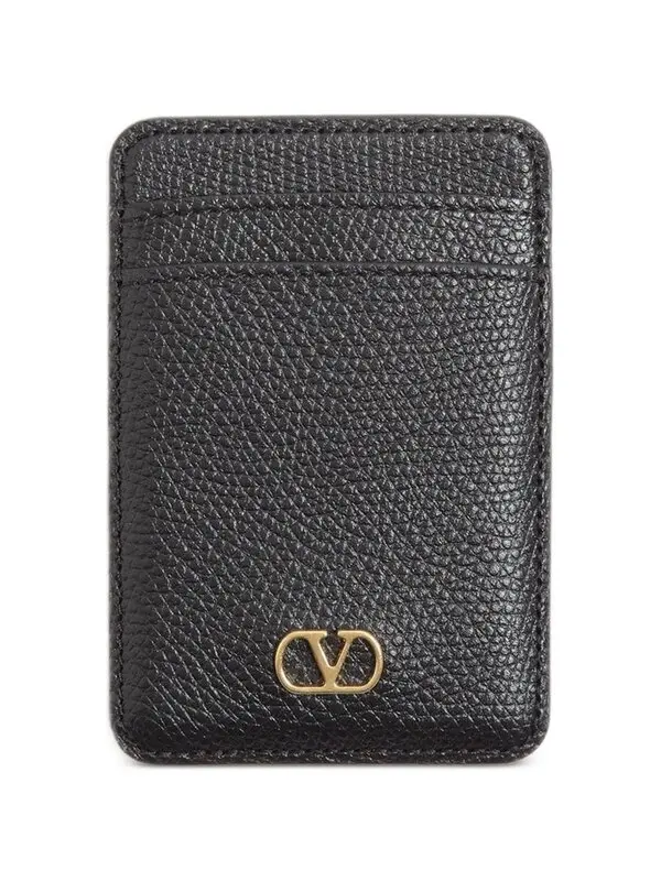 Valentino Garavani Vlogo Signature Leather Card Case - Multicolor