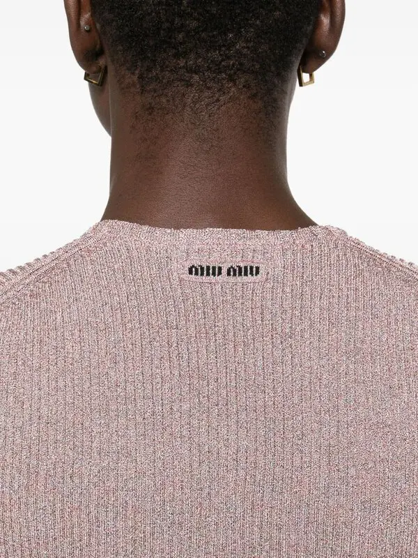 Miu Miu Crewneck Sweater - Multicolor