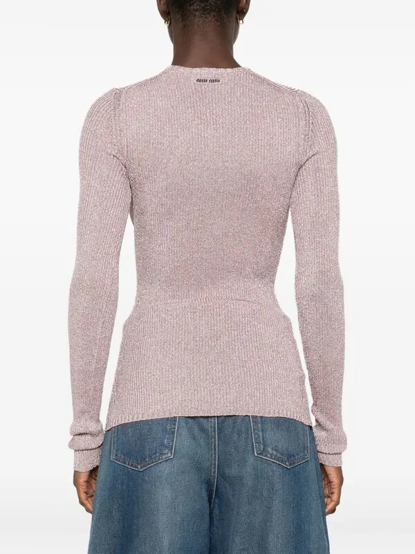 Miu Miu Crewneck Sweater - Multicolor