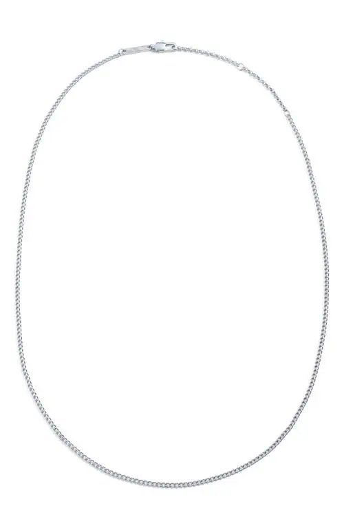 Estée Lauder Box Chain Necklace - Silver