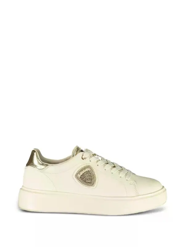 BLAUER. Venus 01 Logo-patch Leather Sneakers - Neutrals