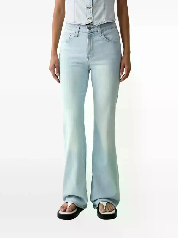 LEVI'S Faded Flared-leg Jeans