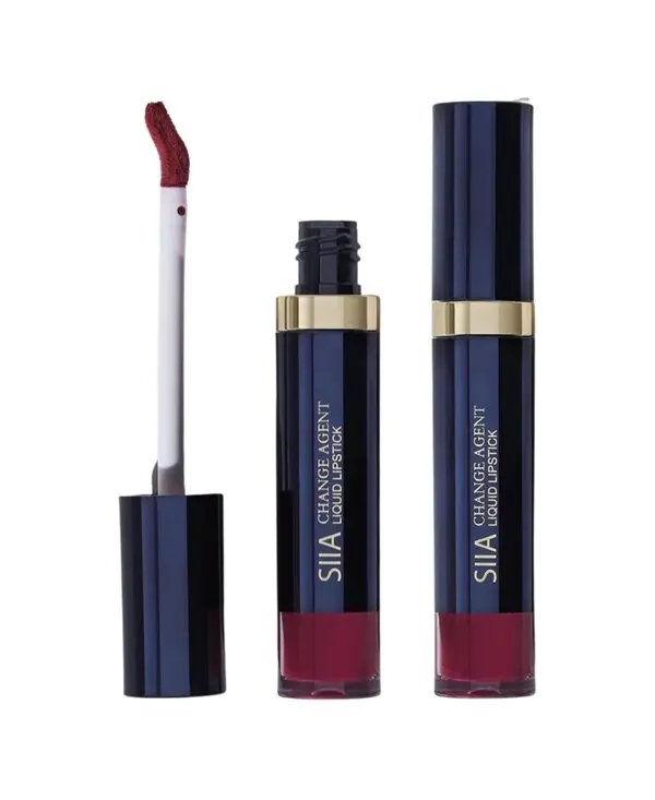 SIIA COSMETICS 2-pc Change Agent Long-lasting Matte Liquid Lipstick Duo Set - Black Cherry