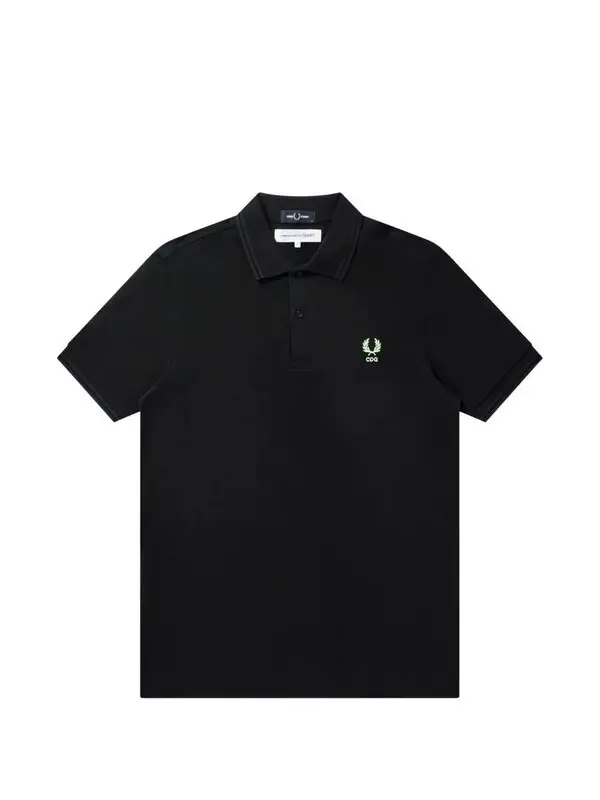 Comme Des Garçons X Fred Perry Logo-embroidered Polo Shirt