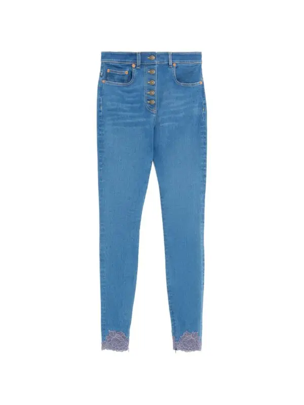 Valentino Garavani Skinny Denim Jeans - Multicolor