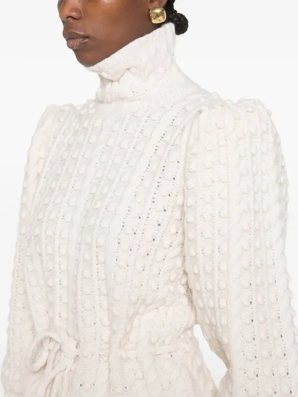 Zimmermann Valiant Wool Turtle-neck Sweater