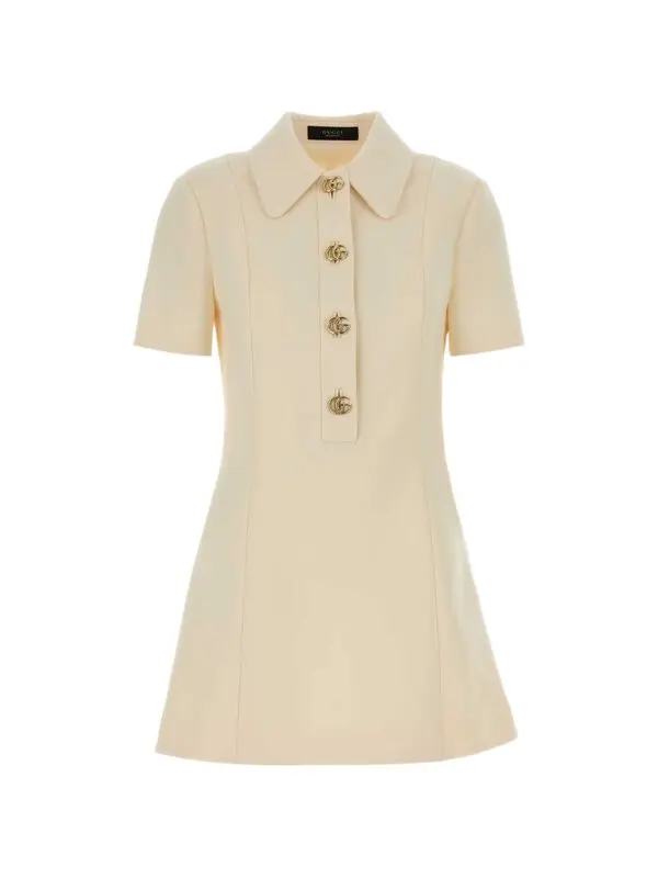 Gucci Wool Short Dress - Multicolor