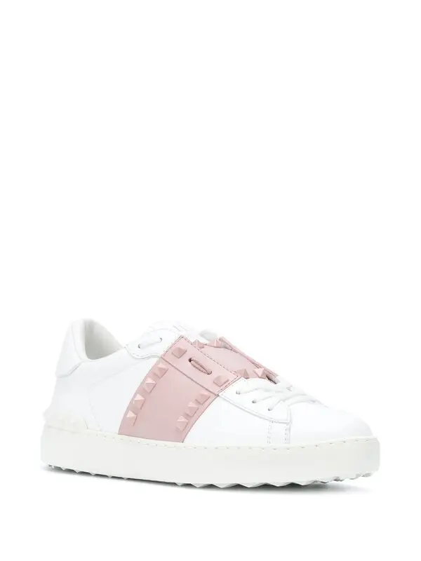Valentino Garavani Rockstud Untitled Leather Sneakers